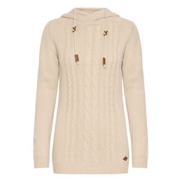 oxmo Damen Strickjacke "Strickpullover OXCable", beige, Gr. L, Obermaterial: 100% Polyacryl PAN., Pullover