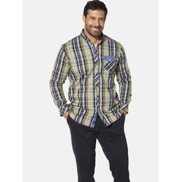 Jan Vanderstorm Herren Karohemd "Hemd PERBEN", gelb, Gr. XL, Obermaterial: 100% Baumwolle CO., Hemden