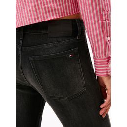 Tommy Jeans Damen Bootcut-Jeans "CLEO MID BOOTCUT BI5181", schwarz, Gr. 33, unifarben, Denim/Jeans, Obermaterial: 99% Baumwolle, 1% Elasthan, Jeans