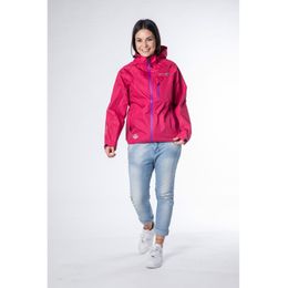 DEPROC Active Damen Regenjacke "DURELL WOMEN"pink, Gr. 44, 100% Polyester, Jacken, auch in Gro&szlig;en Gr&ouml;&szlig;en erh&auml;ltlich