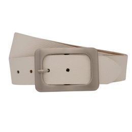 AnnaMatoni Damen Lederg&uuml;rtel "AnnaMatoni Lederg&uuml;rtel Zoi Lederg&uuml;rtel Zoi", wei&szlig;, Gr. 110, 100% Leder, G&uuml;rtel
