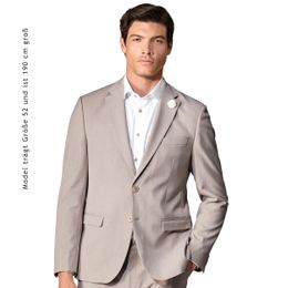 Venti Herren Sakko "Venti Sakko uni", beige, Gr. 50, 67% Polyester, 31% Viskose, 2% Elasthan, Sakkos