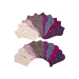 H.I.S. H.I.S Herren Basicsocken, Gr. 43, bunt, Baumwollmischung, unifarben, Socken, zwei L&auml;ngen im Kombi Pack