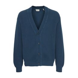 !Solid SOLID Herren Strickjacke "Strickjacke SDNalli", blau, Gr. XXL, Obermaterial: 100% Baumwolle CO., Strickjacken