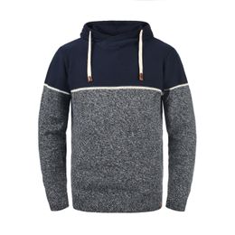 INDICODE Herren Strickfleece-Pullover "Strickpullover IDLynde", blau, Gr. M, Obermaterial: 100% Baumwolle CO., Pullover