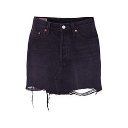 Levi's LEVI'S Rock 'Deconstructed Skirt' Damen Größe 32 black denim