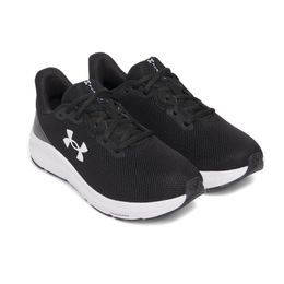 Under Armour Damen Laufschuh "UA W Charged Pursuit 4", Gr. 36,5, schwarz-wei&szlig;, Synthetik, Textil, Schuhe