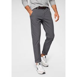 Bruno Banani Herren Chinohose, grau, Gr. 31, unifarben, Web, Obermaterial: 98% Baumwolle, 2% Elasthan, Hosen