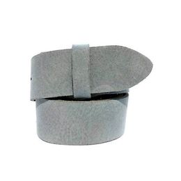 Damen G&uuml;rtelriemen, blau, Gr. 85, RETTUNGSRING G&Uuml;RTEL, unifarben, Rindsleder, G&uuml;rtel
