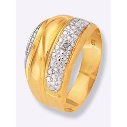 Lady Damen Fingerring, 18, Gold Metall, gold, Gold, Metall, Fingerringe