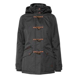 oxmo Damen Langmantel "Parka OXBrooke", grau, Gr. S, Obermaterial: 100% Polyester PES., Mäntel