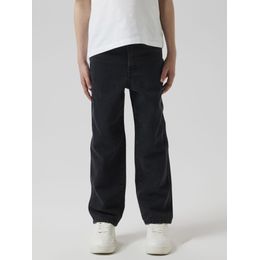 name it Kinder Relax-fit-Jeans "NKMRYAN LOOSE JEANS 5760-RM NOOS", blau, Gr. 134, Abriebeffekte, Denim/Jeans, Obermaterial: 100% Baumwolle, Jeans