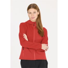 WHISTLER Damen Laufjacke "Langley", rot, Gr. 42, unifarben, 76% Polyester, 17% Viskose, 7% Elasthan, Jacken, aus atmungsaktivem Material