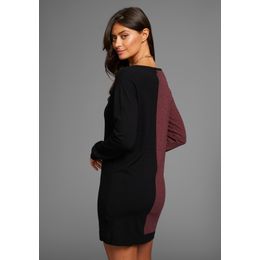 Laura Scott Damen Strickkleid, bunt, Gr. 46, clean, mehrfarbig, Strick, Obermaterial: 50% Viskose, 28% Polyester, 22% Polyamid, Kleider, mit