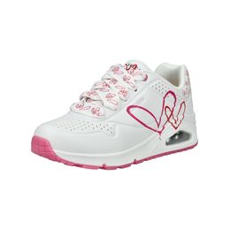Skechers Damen Sneaker "Skechers Sneaker Lederimitat", Gr. 37, weiß, Lederimitat, Schuhe