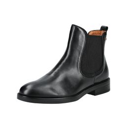 Pikolinos Damen Ankleboots "Pikolinos Stiefelette Leder/Textil", Gr. 40, schwarz, Leder, Textil, Schuhe