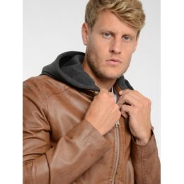 Maze Herren Lederjacke "42020525", braun, Gr. L, Obermaterial: 100% Lammleder; Futter: 100% Baumwolle; &Auml;rmelfutter: 100% Polyester, Jacken