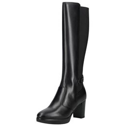 Nero Giardini Damen High-Heel-Stiefel "Nero Giardini Stiefel Leder/Textil", Gr. 40, schwarz, Leder, Textil, Schuhe