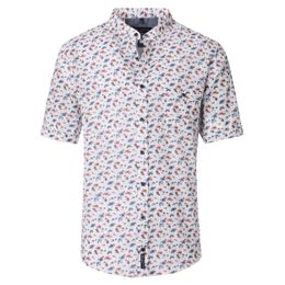 Casamoda Herren Kurzarmhemd "Casamoda Freizeithemd Kurzarm uni", blau, Gr. XL, unifarben, 100% Baumwolle, Hemden