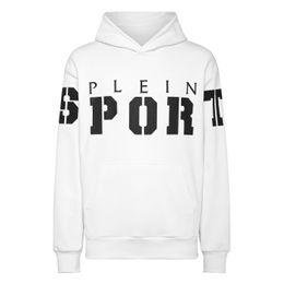 Plein Sport Jungen Sweatshirt "Hoodie", wei&szlig;, Gr. XXL, Obermaterial: 88% Baumwolle, 12% Polyester, Sweatshirts