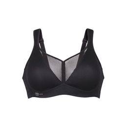 Anita Damen Sport-BH "Sport BH air control DeltaPad", Gr. 95, schwarz, Stoff, Obermaterial: 49% Polyamid PA. 39% Polyester PES. 12% Elasthan EL., BHs