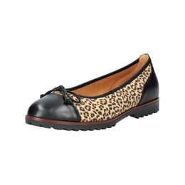 Gabor Damen Ballerina "Gabor Ballerinas Nappaleder", Gr. 38, beige, Nappaleder, Schuhe