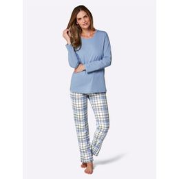w&auml;schepur W&Auml;SCHEPUR Damen Schlafanzug, Gr. 36, bunt, 100% Baumwolle, Homewear-Sets