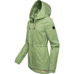 Ragwear Damen Outdoorjacke "Danka", gr&uuml;n, Gr. S, Au&szlig;enmaterial: 100% Polyester; Innenfutter: 100% Polyester, Jacken, Wasserdichte &Uuml;bergangsjacke mit