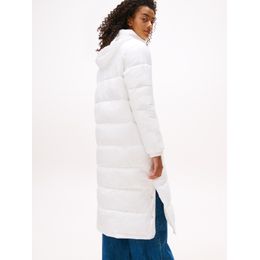 Tommy Jeans Damen Steppmantel "TJW MAXI PCKBL HOOD ESS PUFFER", beige, Gr. XL, unifarben, Web, Obermaterial: 100% Nylon, M&auml;ntel, mit Stehkragen
