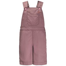 Jack Wolfskin M&auml;dchen Latzhose "VILLI SHORT OVERALL K"ash, mauve, Gr. 92, OBERSTOFF 100% POLYAMID 1.FUTTER 100% POLYESTER 2.FUTTER 65% POLYESTER, 35%
