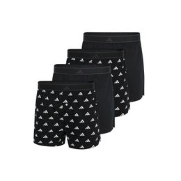 Herren Webboxer "Web-Boxershorts 4er Pack", adidas originals, Gr. XLschwarz, weiß, Obermaterial: 100% Baumwolle CO., Unterhosen