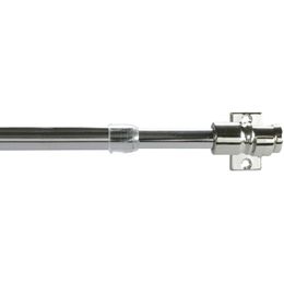 Scheibenstange Liedeco, &Oslash;:12mm, grau, Kunststoff, Metall, Gardinenstangen, "Florida"