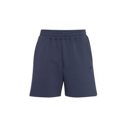 North Bend Damen Sweatshorts "Sweatshorts NBTabata", blau, Gr. 42, Obermaterial: 78% Polyester PES. 17% Viskose CV. 5% Elasthan EL., Hosen