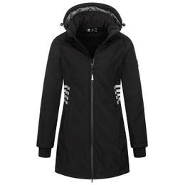 Arctic Seven Damen Softshelljacke "ASGiuliana", schwarz, Gr. 4XL, Obermaterial: 96% Polyester, 4% Elasthan. Innenseite: 100% Polyester, Jacken, mit