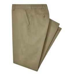CLASSIC Herren Dehnbund-Hose, gr&uuml;n, Gr. 60, unifarben, 100% Baumwolle, Hosen