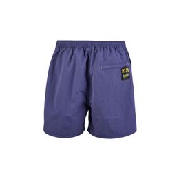 Cleptomanicx Herren Shorts "Shorts Sporty", blau, Gr. S, unifarben, 100% Polyester, Hosen, mit lockerem Schnitt