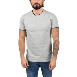 !Solid SOLID Herren Rundhalsshirt "Rundhalsshirt SDSaul", grau, Gr. XXL, Obermaterial: 70% Baumwolle CO. 30% Polyester PES., Shirts