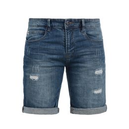 INDICODE Herren Jeansshorts "Jeansshorts IDHallow", blau, Basic, Gr. M, Web, Obermaterial: 98% Baumwolle CO. 2% Elasthan EL., Jeans
