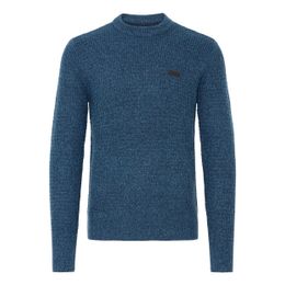 Blend Herren Strickfleece-Pullover "Strickpullover BHMPattax"marineblaus melange, Gr. M, Obermaterial: 100% Polyacryl PAN., Pullover