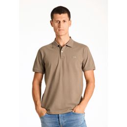 LINDBERGH Herren Poloshirt "LINDBERGH Poloshirt", grau, Gr. L, Obermaterial: 95% Baumwolle, 5% Elasthan, Shirts