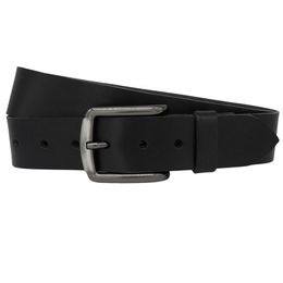 AnnaMatoni Herren Lederg&uuml;rtel "AnnaMatoni Lederg&uuml;rtel Storm Lederg&uuml;rtel Storm", schwarz, Gr. 110, 100% Leder, G&uuml;rtel