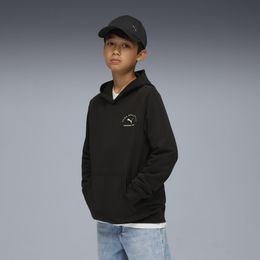 Puma Jungen Hoodie "Puma Class Graphic Hoodie Jungen", schwarz, Gr. 140, 68% Baumwolle, 32% Polyester, Sweatshirts