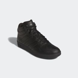 Herren Sneaker "HOOPS 4.0 MID", adidas Sportswear, Gr. 43, schwarz-weiß, Synthetik, Schuhe