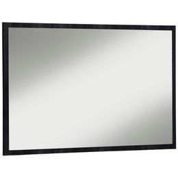Wandspiegel Inosign "Astral", schwarz, B:55,5cm H:85cm T:2cm, Spiegelglas, Spiegel, Wandspiegel, der Spiegel ist umkehrbar, Breite 55,5 cm