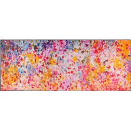 Fu&szlig;matte, B:75cm H:7mm L:190cm, pink, wash+dry by Kleen-Tex, Polyamid, Flur, Teppiche