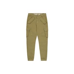 Damen Cargohose "Combat Pant", gr&uuml;n, Gr. 31, Alpha Industries, Obermaterial: 98% Baumwolle, 2% Elastan; Futter: 100% Baumwolle, Hosen