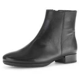 Gabor Damen Stiefelette "Pisa", Gr. 40, schwarz, Nappaleder, unifarben, Schuhe, Blockabsatz, Businessschuh, Komfortschuh mit bequemem Absatz