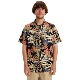 Quiksilver Herren Kurzarmhemd "Apero Classic", schwarz, Gr. S, 100% Baumwolle, Hemden
