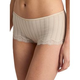 Calida Damen Panty "Etude Toujours", Gr. S, beige, Jacquard, Obermaterial: 95% Baumwolle, 5% Elasthan, unifarben, Unterhosen, Jacquard-Optik,
