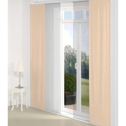 Schiebegardine WIRTH, B:60cm H:145cm, orange, Jacquard, Baumwolle, Polyester, Wohnzimmer, Gardinen, "Berwick"